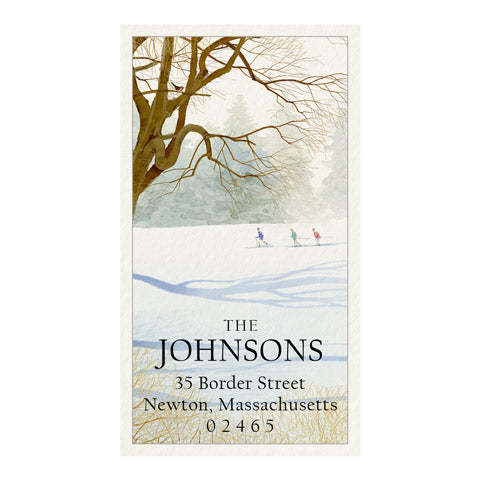 Cross Country - Panoramic Return Address Labels by Felix Doolittle ...