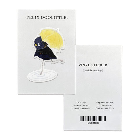Puddle Jumping - Vinyl Stickers by Felix Doolittle – Felix Doolittle ...
